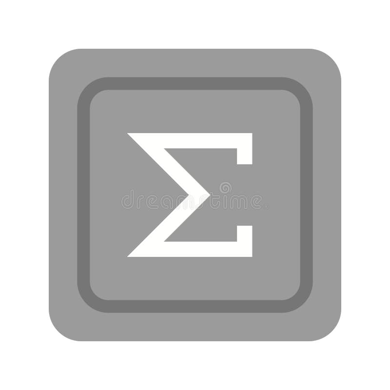 Summation Symbol stock vector. Illustration of math - 101012225