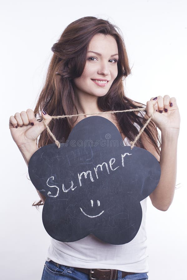 Summer stock image. Image of head, hairstyle, coloring - 37556975