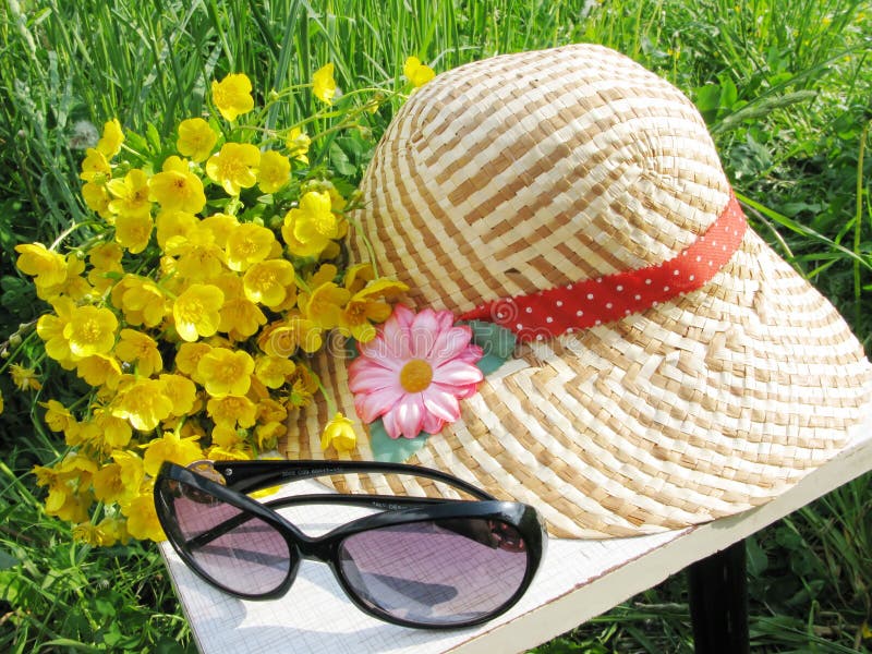 Summer accessories stock image. Image of isolated, elegance - 14493677