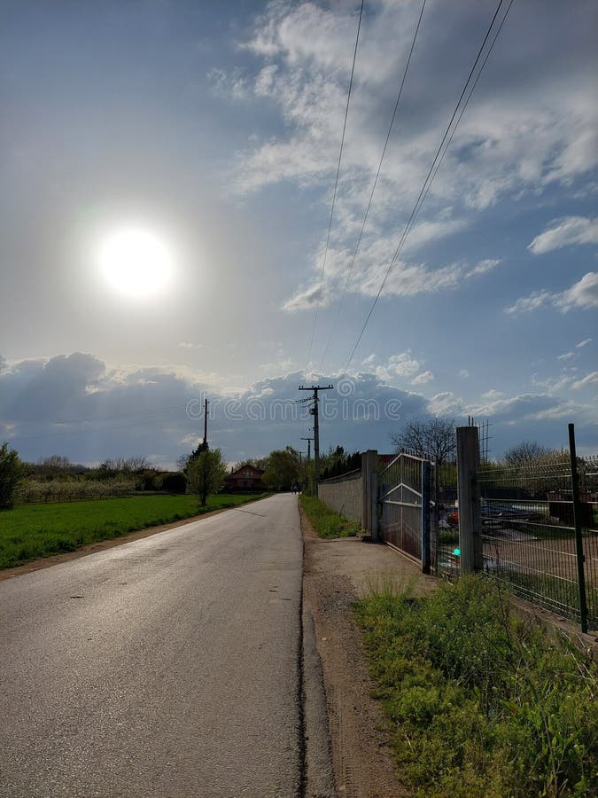 Summer Afternoon in Gornja Rasovaca Stock Photo - Image of summer ...
