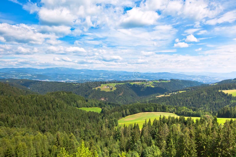 Summer Alps Landscape stock photo. Image of hilly, idyllic - 18923472