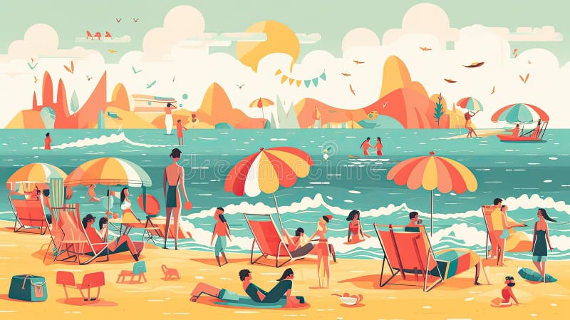 Summer is Approaching this Year As Well, Illustration Generative AI ...