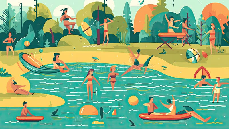 Summer is Approaching this Year As Well, Illustration Generative AI ...