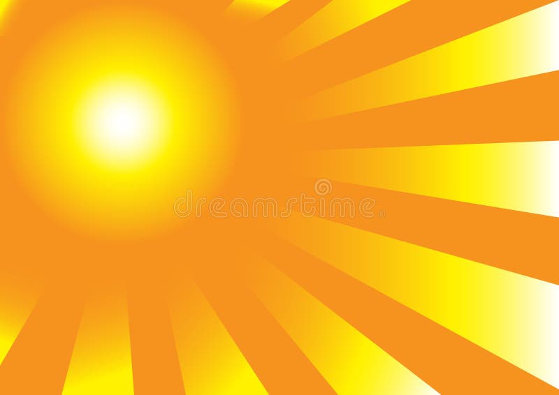Fiery Sun Vector Background Stock Vector - Illustration of energy ...