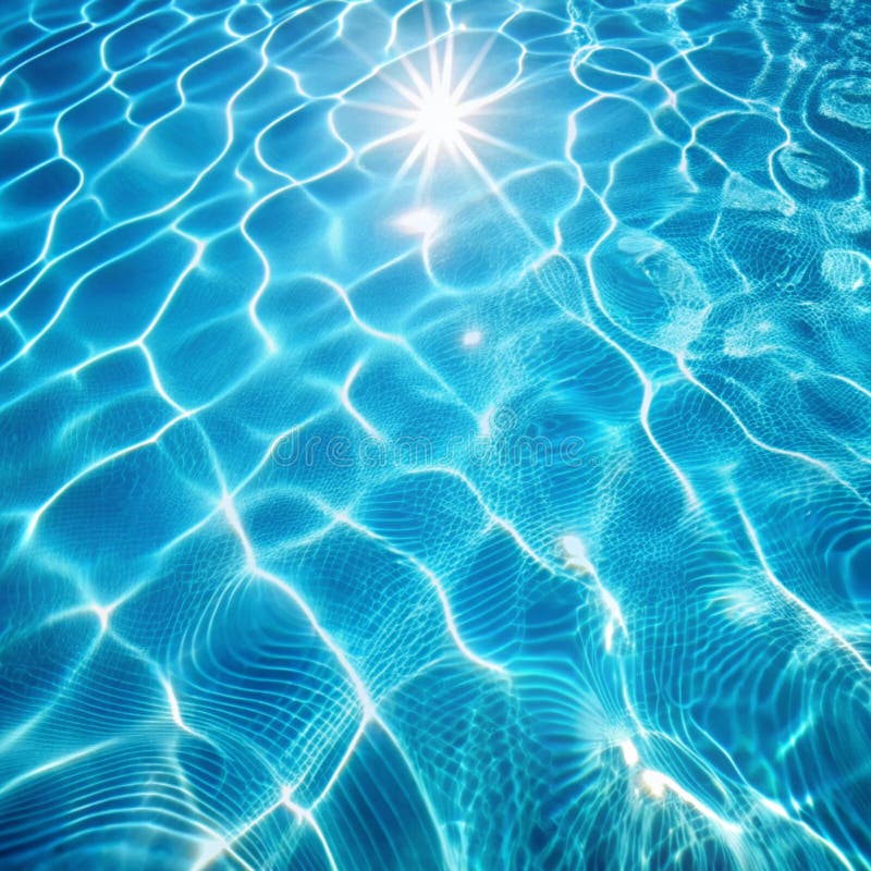 Summer Background, Water Waves Abstract Pattern Texture on Swimming ...