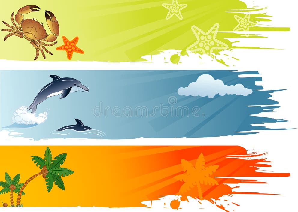 Dolphin Banner Stock Illustrations – 3,305 Dolphin Banner Stock ...