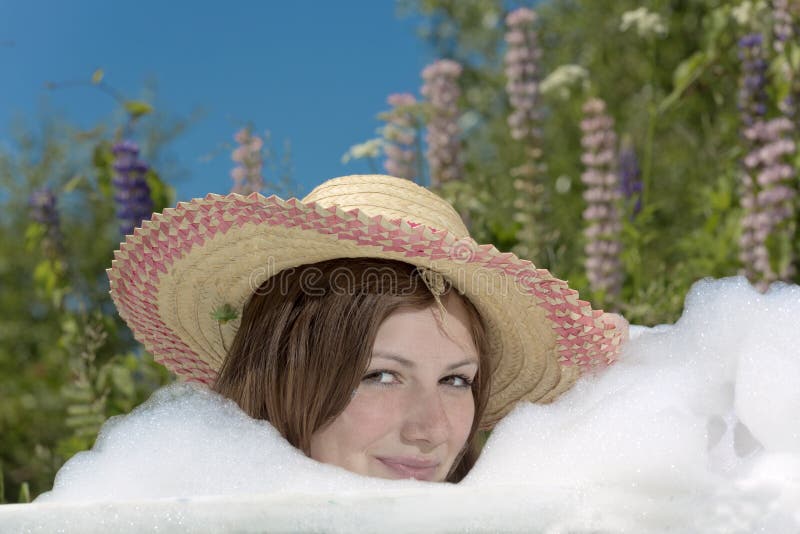 Summer bath stock photo. Image of cheerful, alternative - 25408142