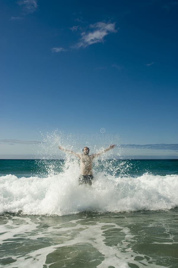Couple summer bath stock photo. Image of enjoy, summer - 2923766
