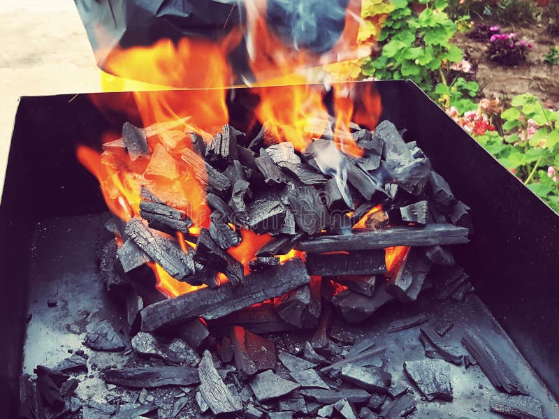 Summer BBQ stock photo. Image of summer, starting, fire - 94431714