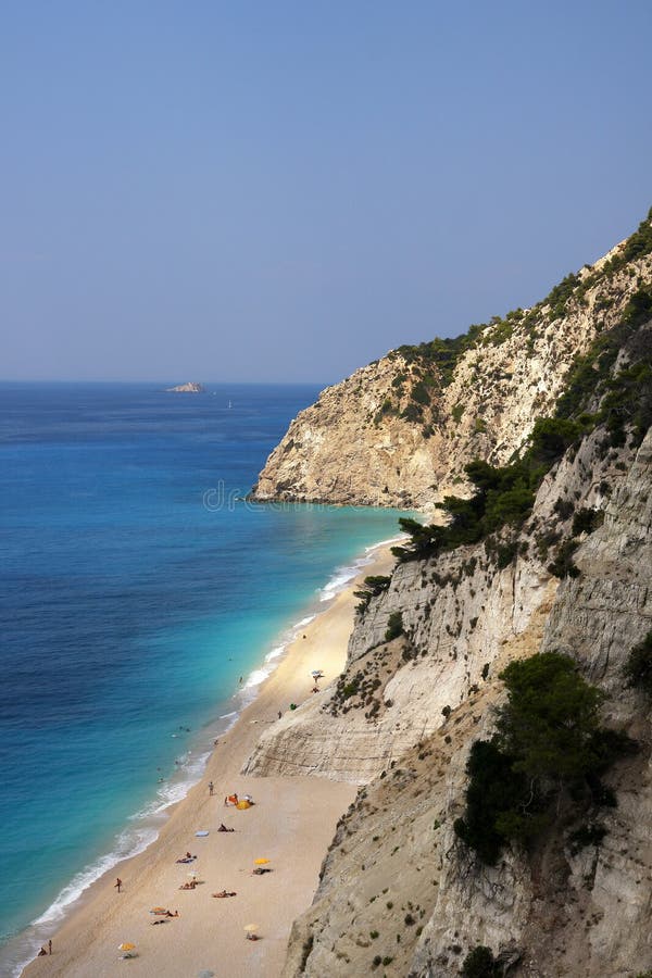 Summer beach stock image. Image of blue, greece, seashore - 11094753