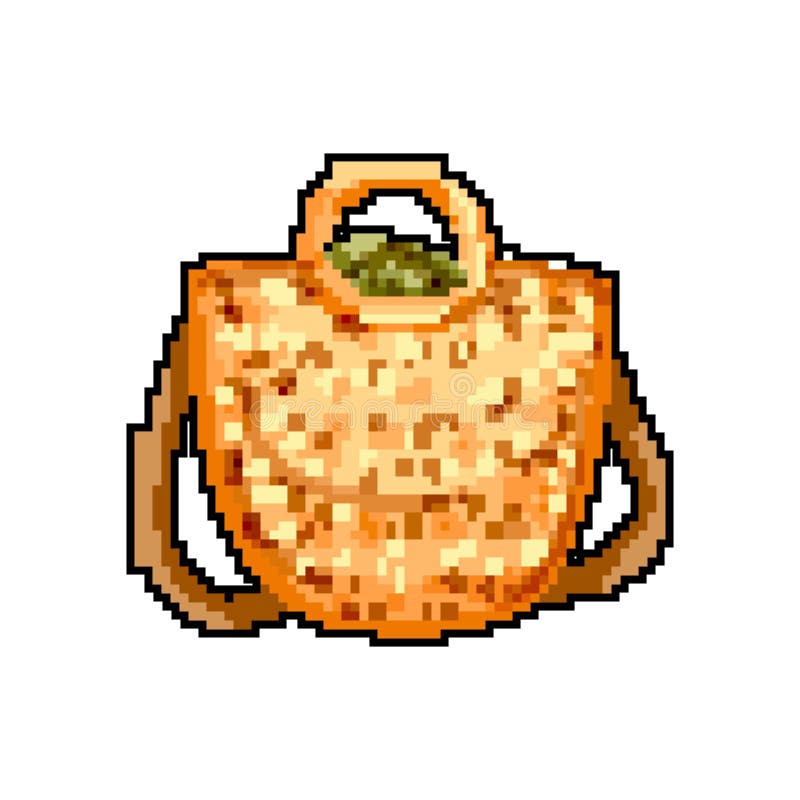 Summer Beach Bag Game Pixel Art Vector Illustration Stock Vector ...