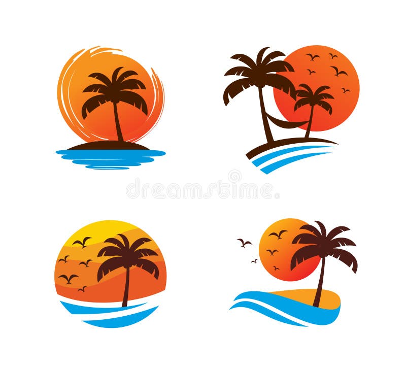Fish Beach Concept Logo Stock Illustrations – 2,383 Fish Beach Concept ...