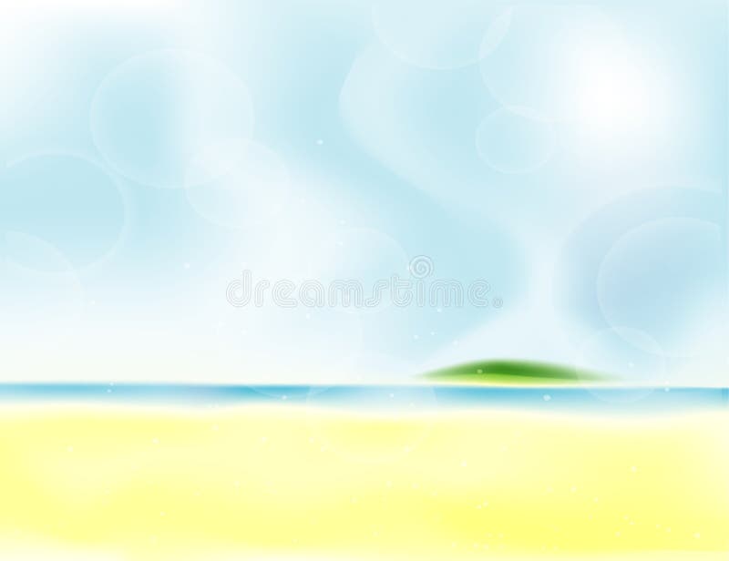 Summer beach frame stock vector. Illustration of blurity - 31149071