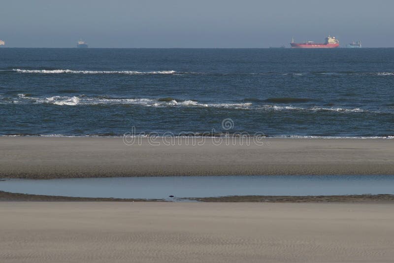 Beach at the German North Sea Stock Image - Image of sand, summer ...