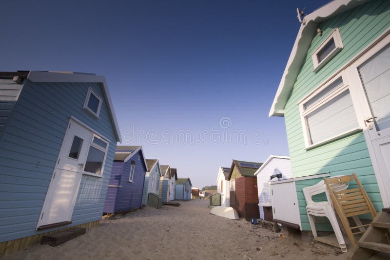 In Between Summer Beach Huts Picture. Image: 2749775
