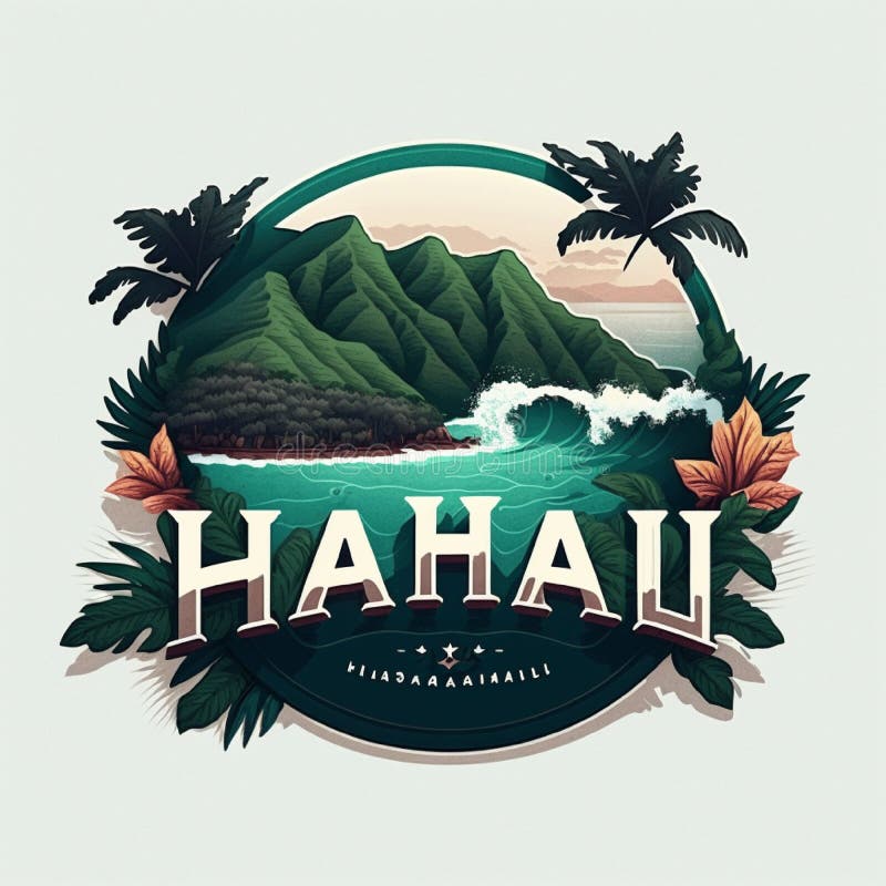 Summer Beach Logo Template. Stock Illustration - Illustration of symbol ...