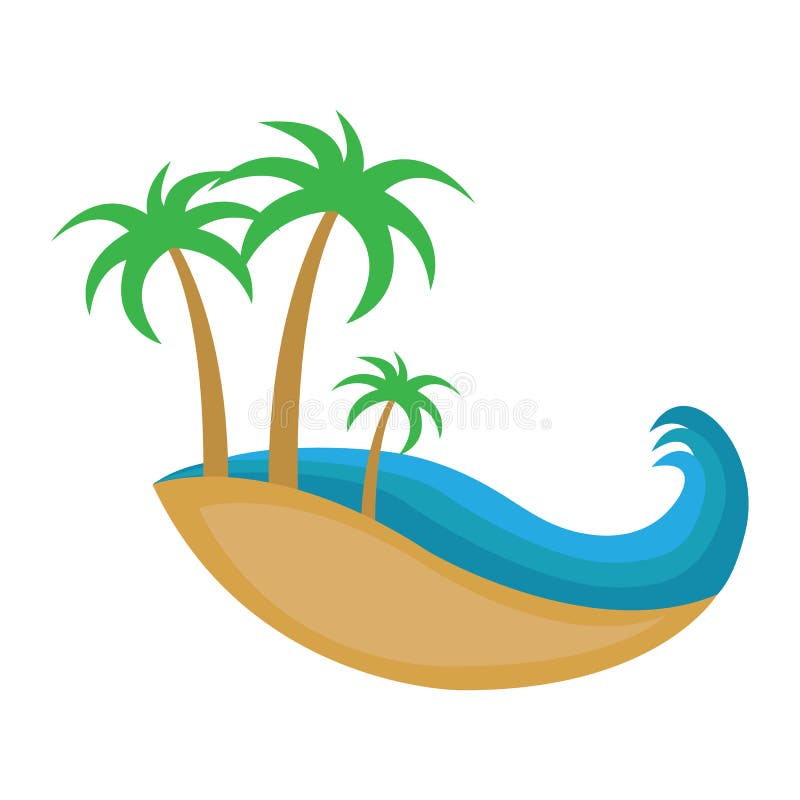 Summer beach logo stock vector. Illustration of blue - 112969510