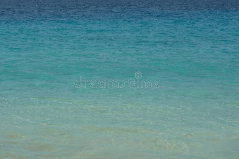 Summer Beach, Ocean Waves on a Tropical Sea with Deep Blue Wawes Stock ...