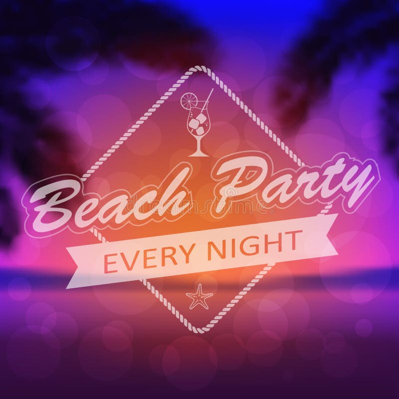 Party Label Beach Stock Illustrations – 15,560 Party Label Beach Stock ...
