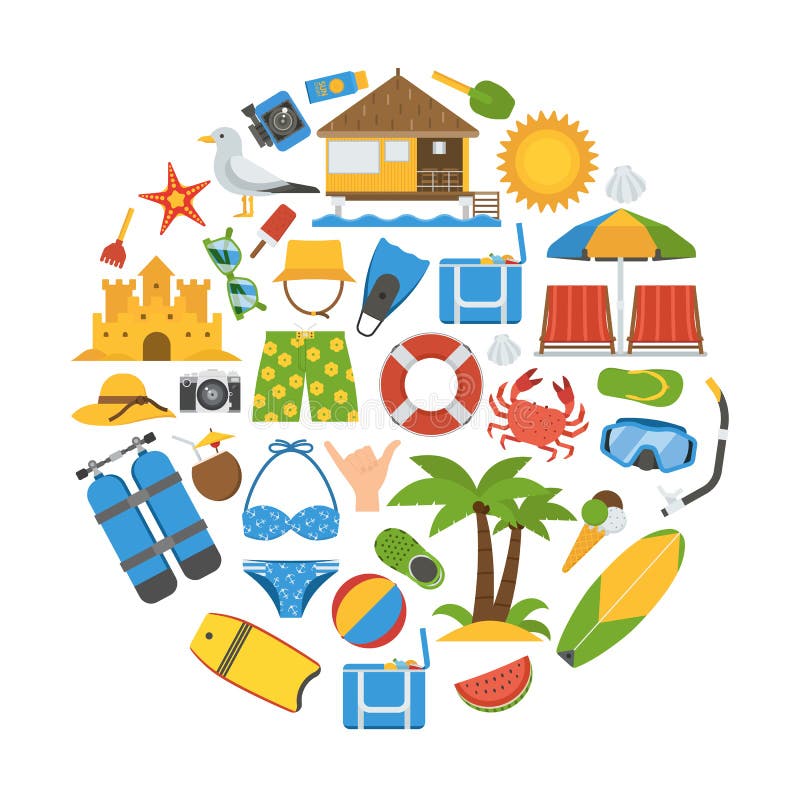 Summer Sports Symbols Stock Illustrations – 2,280 Summer Sports Symbols ...