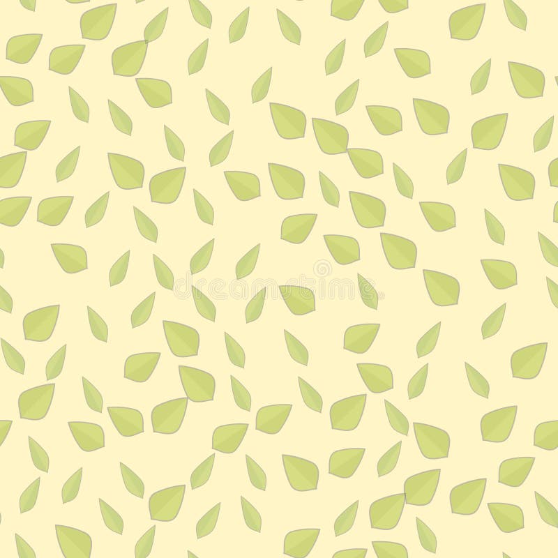 Summer, Beautiful, Green Leaves of Small Size Arranged in a Random ...