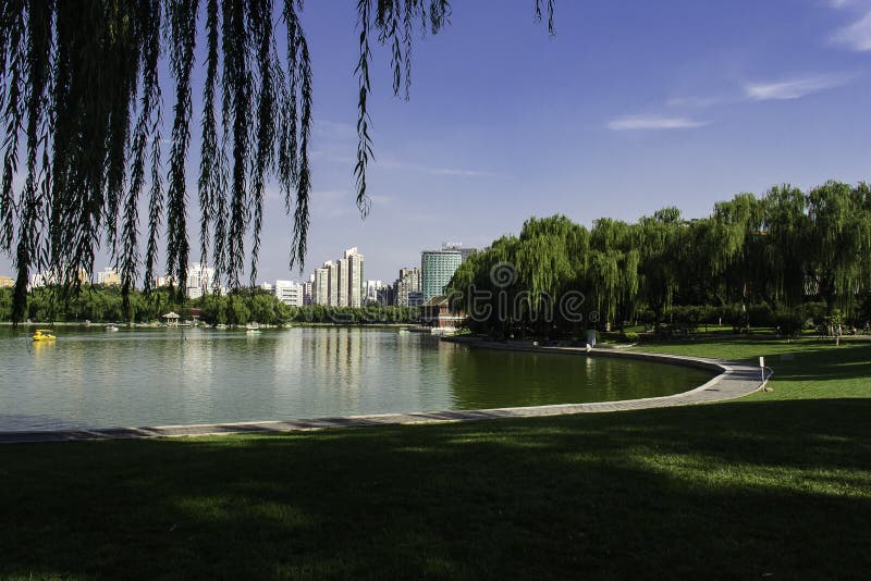 Summer in Beijing Longtan Park Editorial Stock Photo - Image of china ...