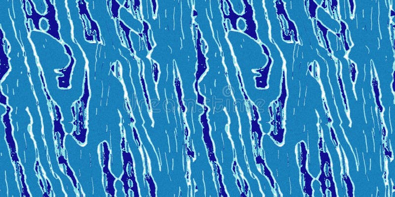 Summer Blue Dyed Wave Water Pattern with Broken Linear Stripe Effect ...