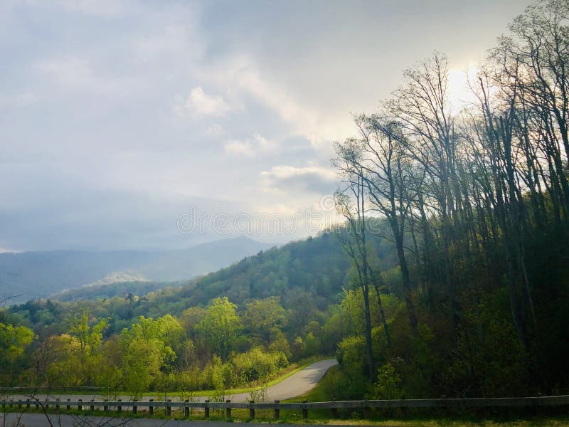Summer in the Blue Ridge Mountains Stock Photo - Image of ridge, times ...