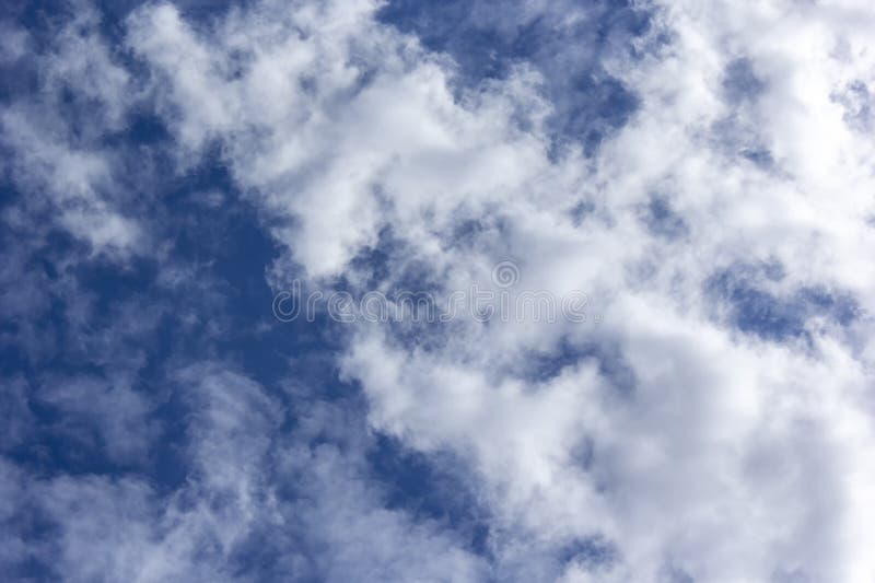 Summer Blue Sky Clouds Gradient Light White Background. Beauty Clear ...