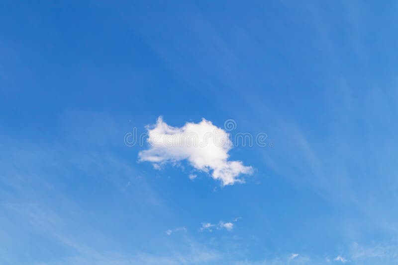 Summer Blue Sky with White Beauty Clouds. Stock Image - Image of design ...