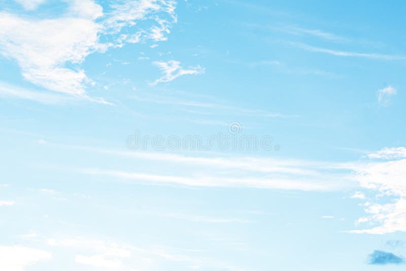 Summer Blue Sky with White Beauty Clouds. Stock Image - Image of cloudy ...