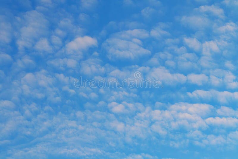 Summer Blue Sky with White Beauty Clouds. Stock Photo - Image of ...