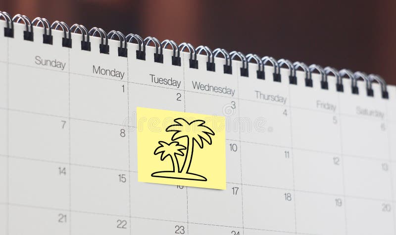 Summer Break and Planning Your Holidays. Time To Travel Stock Image ...