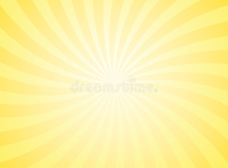 Summer Bright Yellow Sunlight Background. Vector Illustration Stock ...