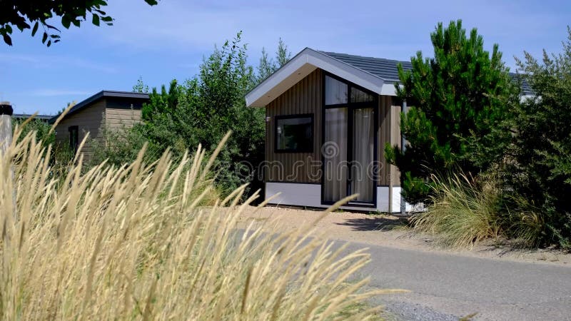 Summer cabin in rural area stock video. Video of bungalow - 318597795