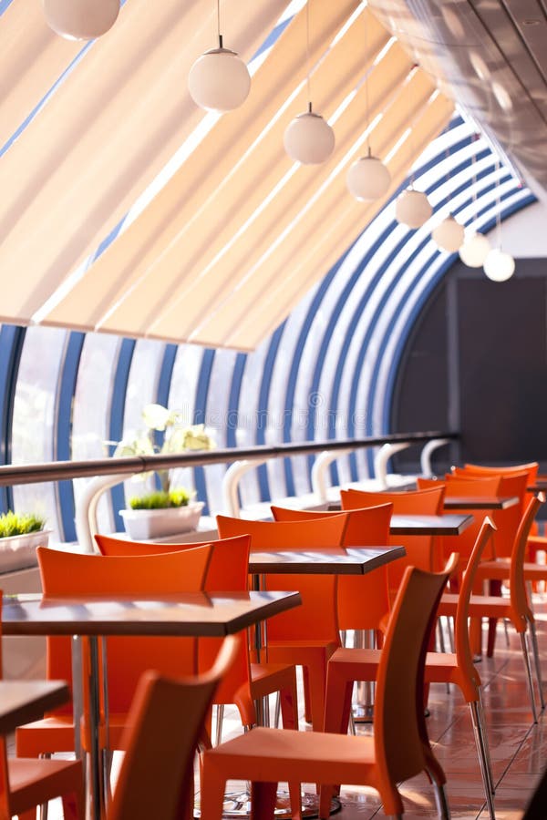 Summer cafe stock image. Image of light, drink, ceiling - 30858033