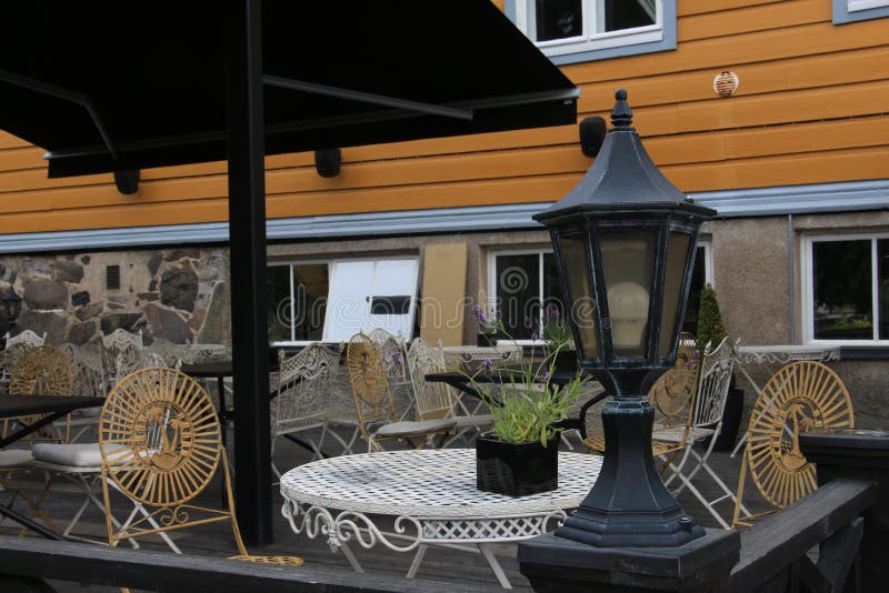 Summer cafe stock photo. Image of loft, fresh, flowing - 98460392