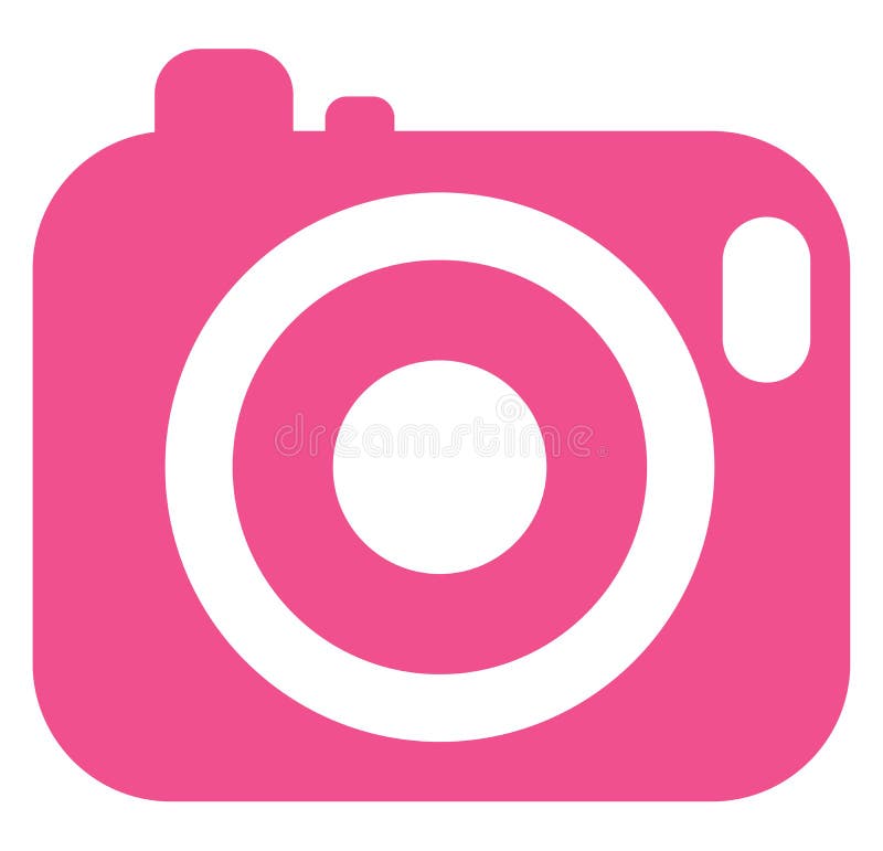 Summer Camera Line Art Coloring Page for Adult Stock Vector ...