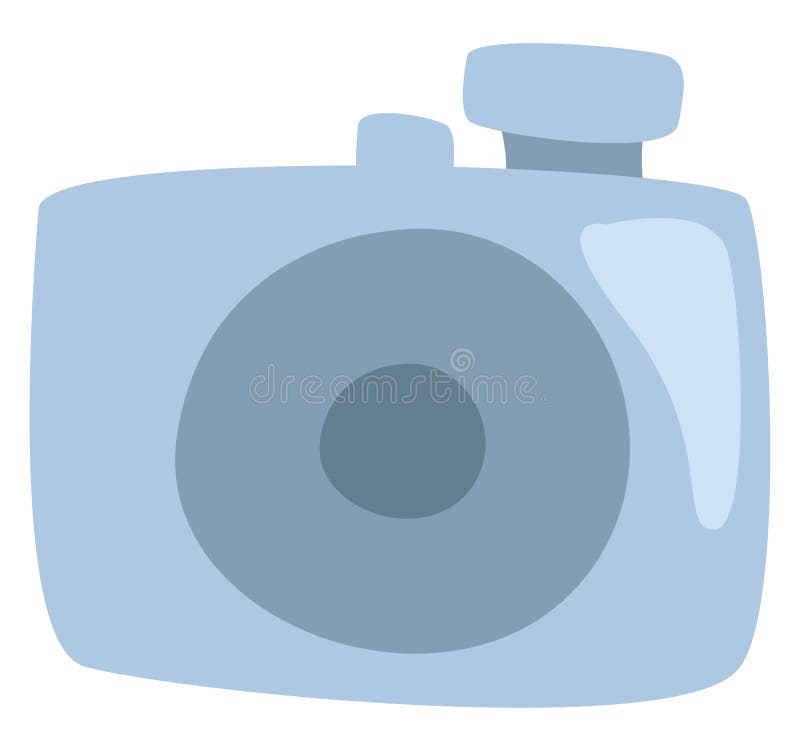 Summer Camera Line Art Coloring Page for Adult Stock Vector ...