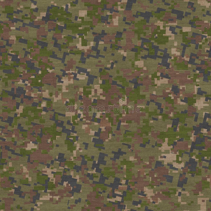 Summer Camouflage Pattern. Seamless Texture. Stock Illustration ...