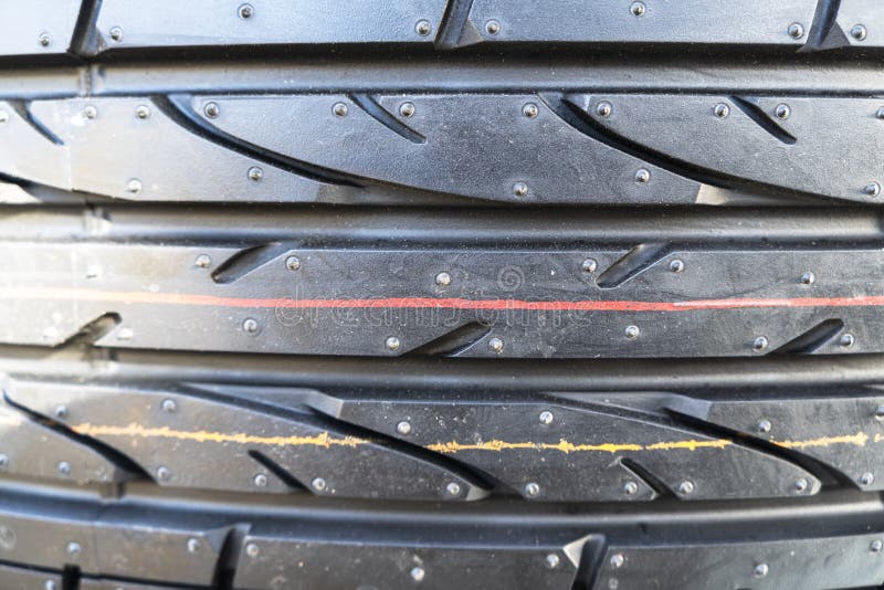 Summer Car Tire. Tire Stack Background. Car Tyre Protector Close Up ...