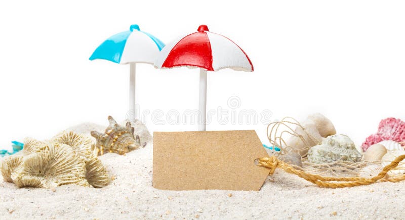 Summer, Cardboard Sign, Beach Stock Image - Image of summer, coral ...