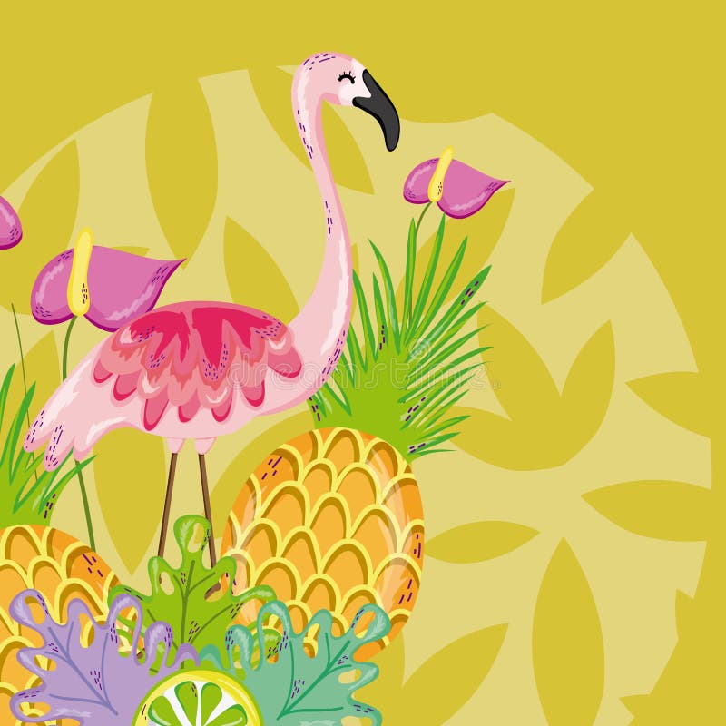 Summer and birds stock vector. Illustration of fauna - 143395988