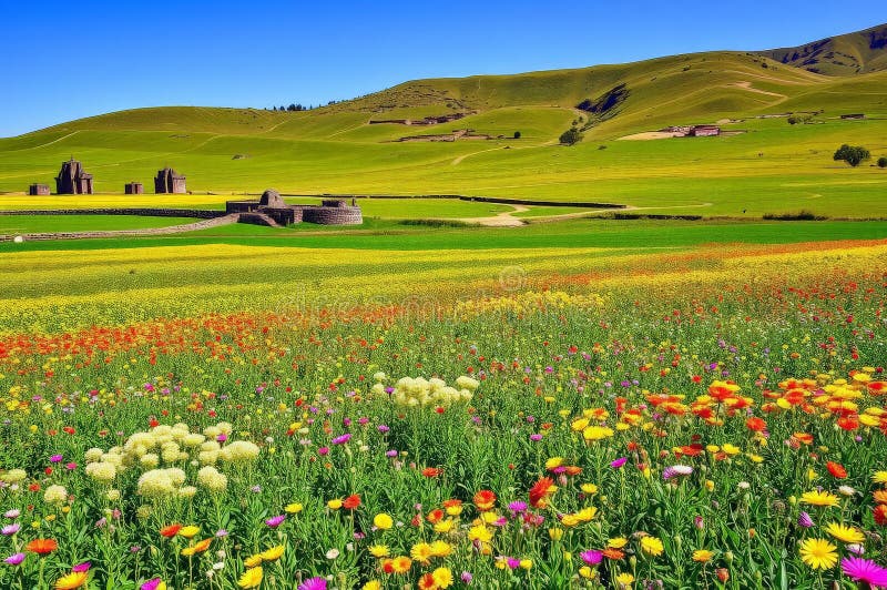 Summer celebration in Peru stock illustration. Illustration of peru ...