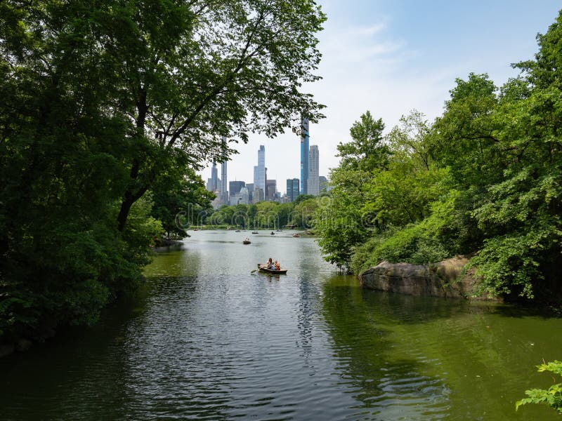 Summer @ Central Park stock photo. Image of midtown - 163124342