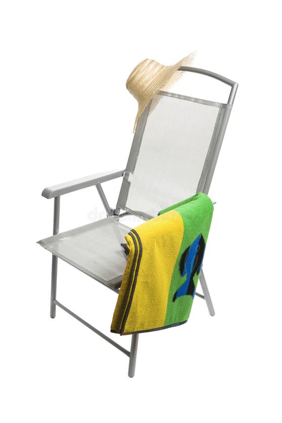 Summer chair stock image. Image of silver, beach, luxury - 9569775