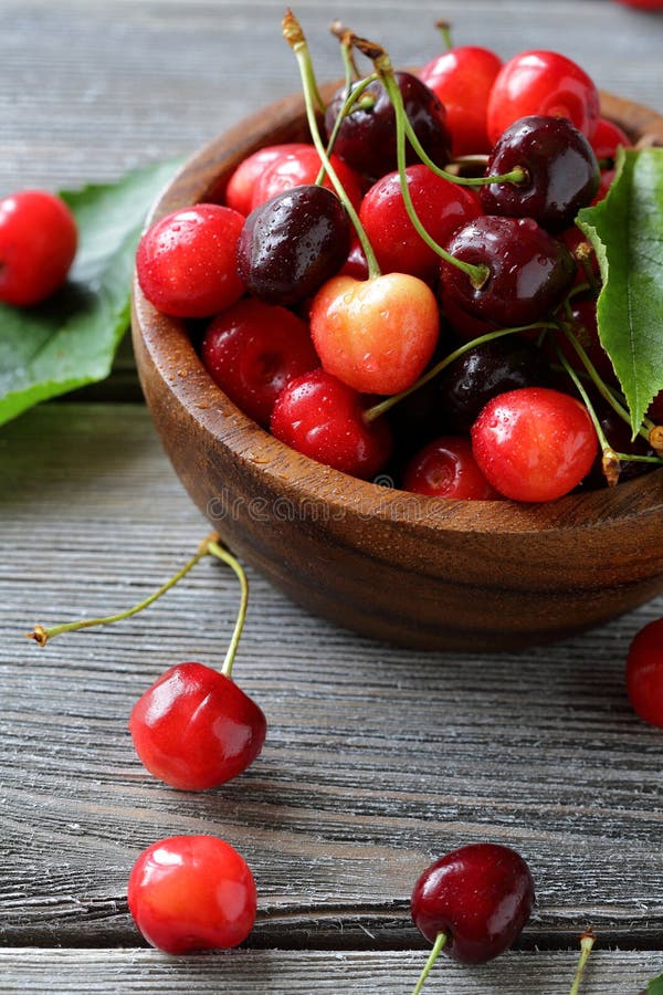 Summer cherry stock image. Image of food, plant, sweet - 76150747