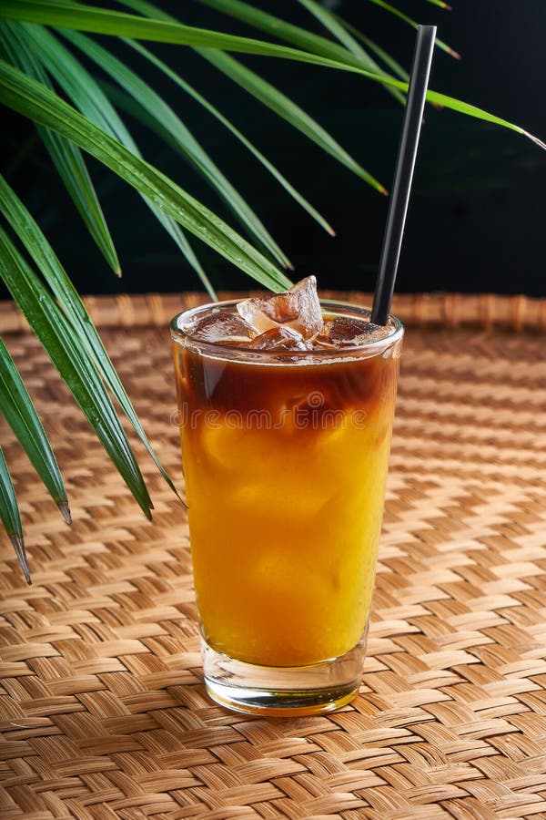 Summer Chilled Drinks with Rum and Cola Stock Photo - Image of ...