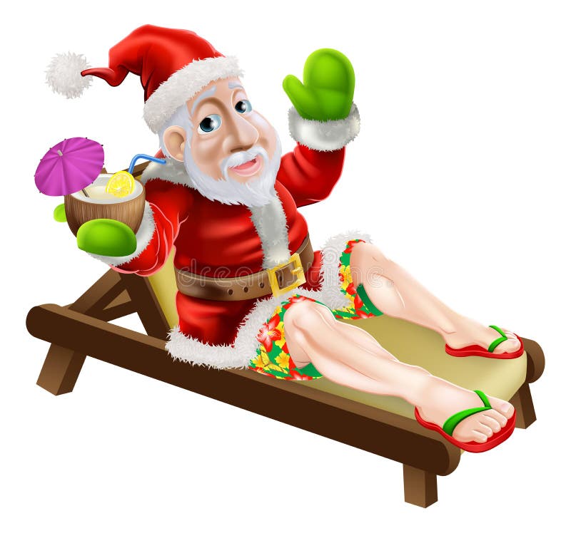 Santa Flip Flop Stock Illustrations – 42 Santa Flip Flop Stock ...