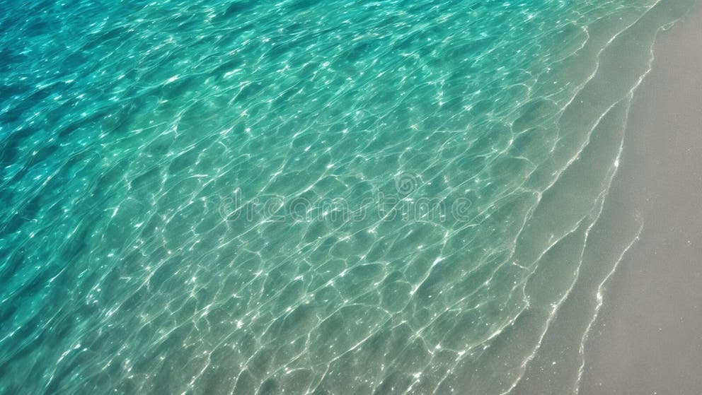 Summer Clear Water, Shore, Beach, Sunlight, Ripple Reflection ...